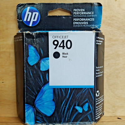 Genuine NEW HP 940 Black Ink Cartridge C4902AN HP Officejet Pro 8000 ...