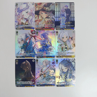 9×Frieren Beyond Journey's End Doujin Card Goddess Stroy Waifu Custom ...