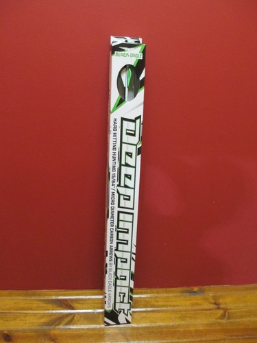 6pk BLACK EAGLE Deep Impact 350 Arrows .001 Fletched Crested Micro ...