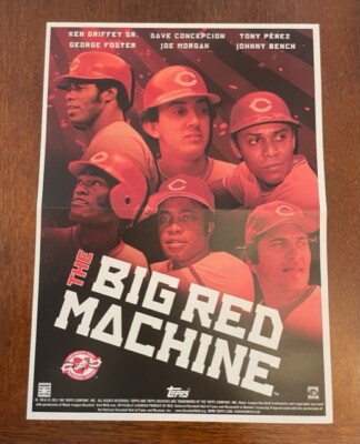 2021 Topps Archives Movie Mini Poster Big Red Machine Cincinnati Reds ...