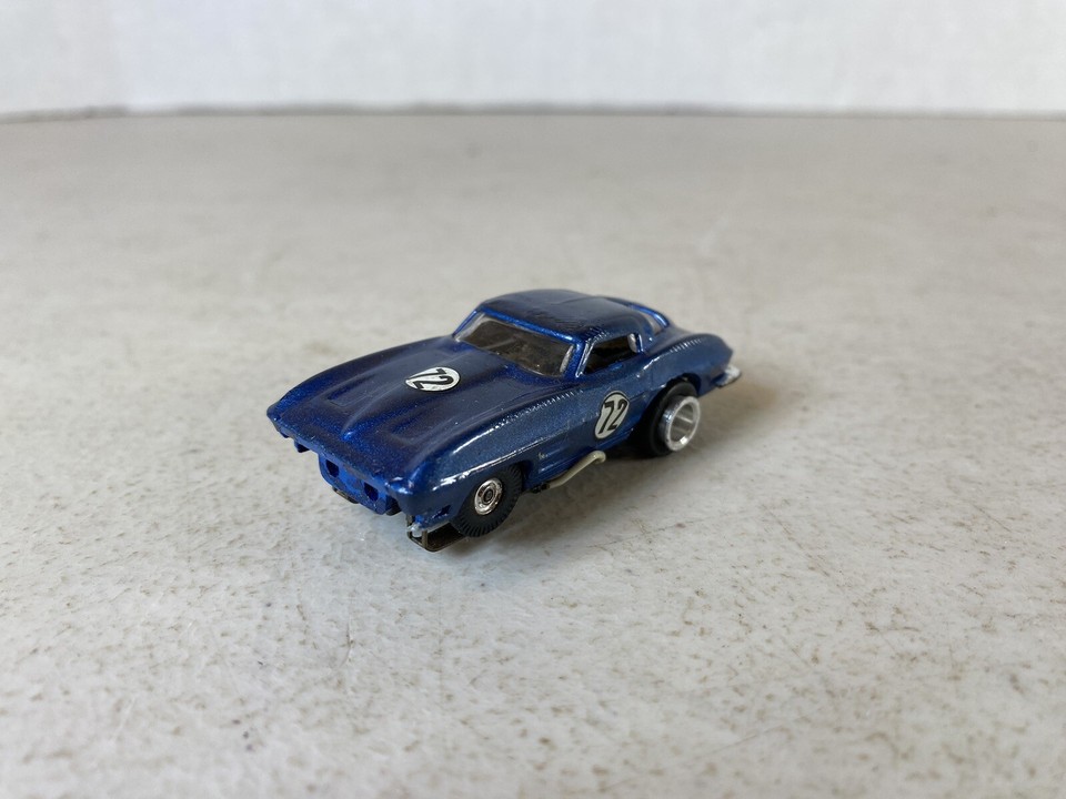 Corvette stingray HO AURORA AFX No. 14 Slot Racing Car Race Toy tjet ...