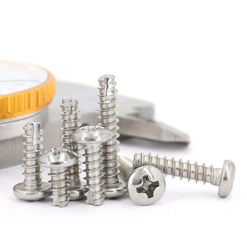 304 Stainless Steel Phillips Pan Head Self Tapping Screws Scrape Point ...