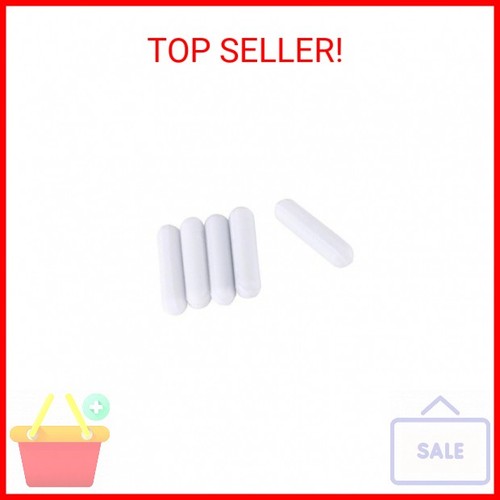 5Pcs PTFE Magnetic Stirrer Mixer Stir Bar, White Color, Stir Rod ...