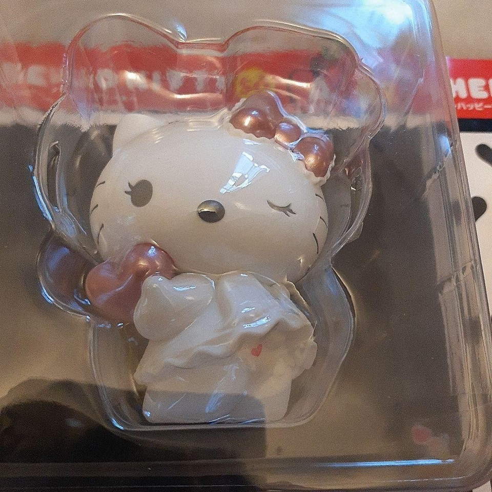 Hello Kitty 50th Happy Kuji A Prize Angel Devil Figure Sticker | eBay