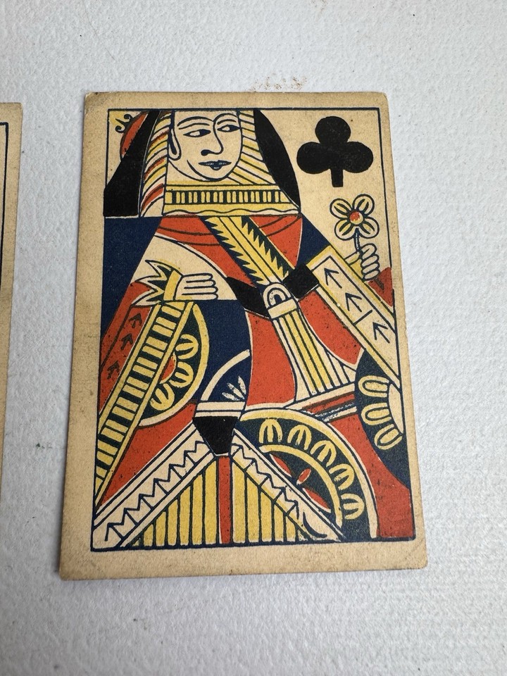 1860 SAMUEL HART PLAYING CARD OLD WEST CIVIL WAR US King And Queen ...