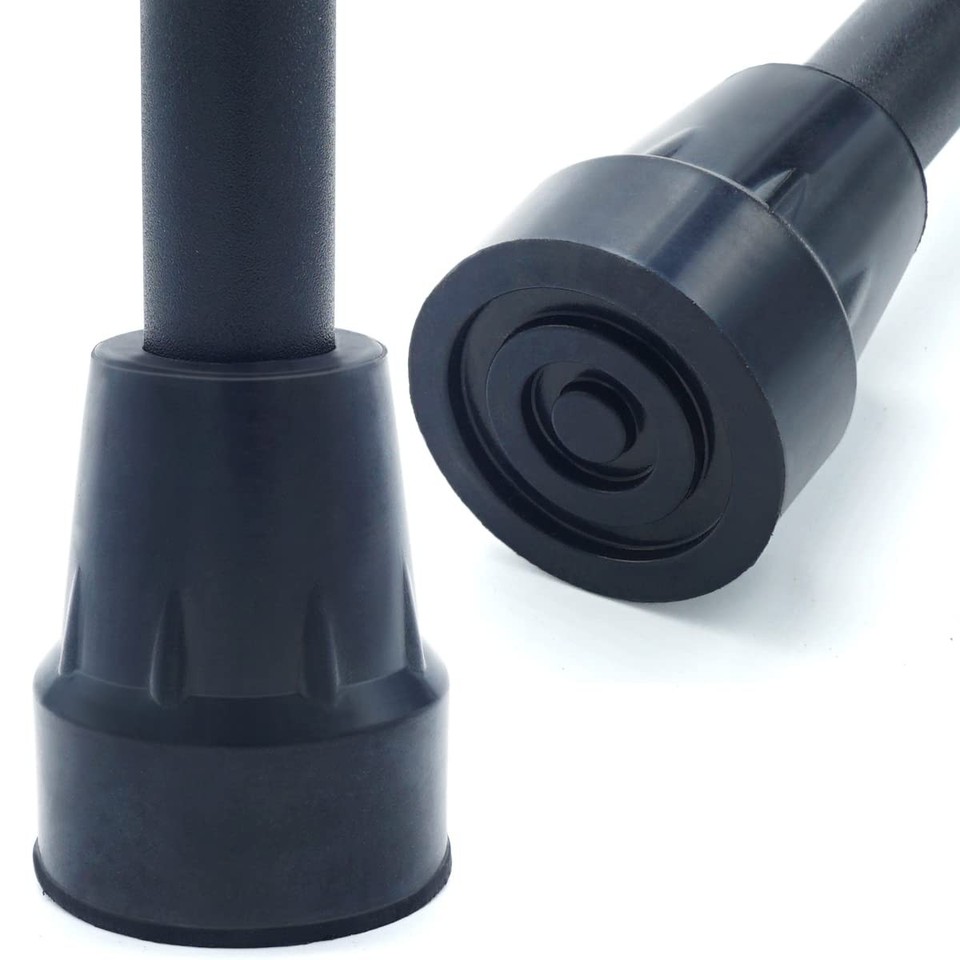 YAMTHR Replacement Cane Tips, Walking Cane Tips Rubber Foot Pad and ...