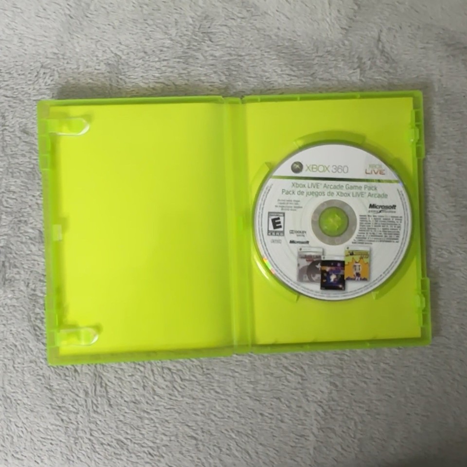 Xbox LIVE Arcade Game Pack Microsoft Xbox 360 Complete CIB - Tested ...