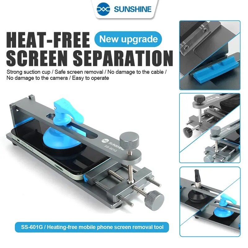Cell Mobile Phone iPhone XS 12 Screen Separator Free Heating LCD Glass ...