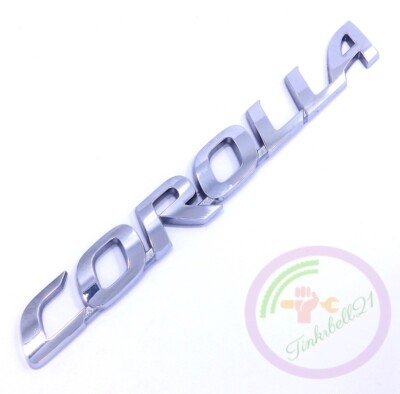 14 15 16 17 18 19 Toyota Corolla Trunk Lid Emblem Nameplate Badge OEM ...