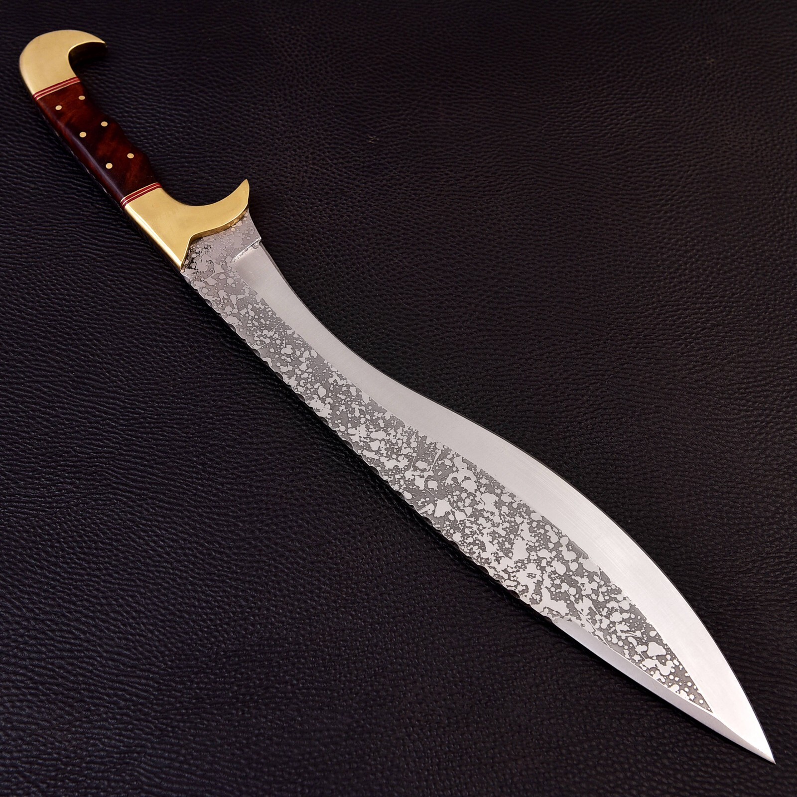19" Kopis Sword - High Carbon Steel Knife Ancient Greek Forward Curving ...