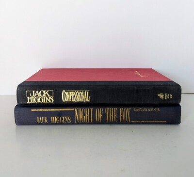 Jack Higgins Book Set: Night Of the Fox And Confessional, Hardcover | eBay