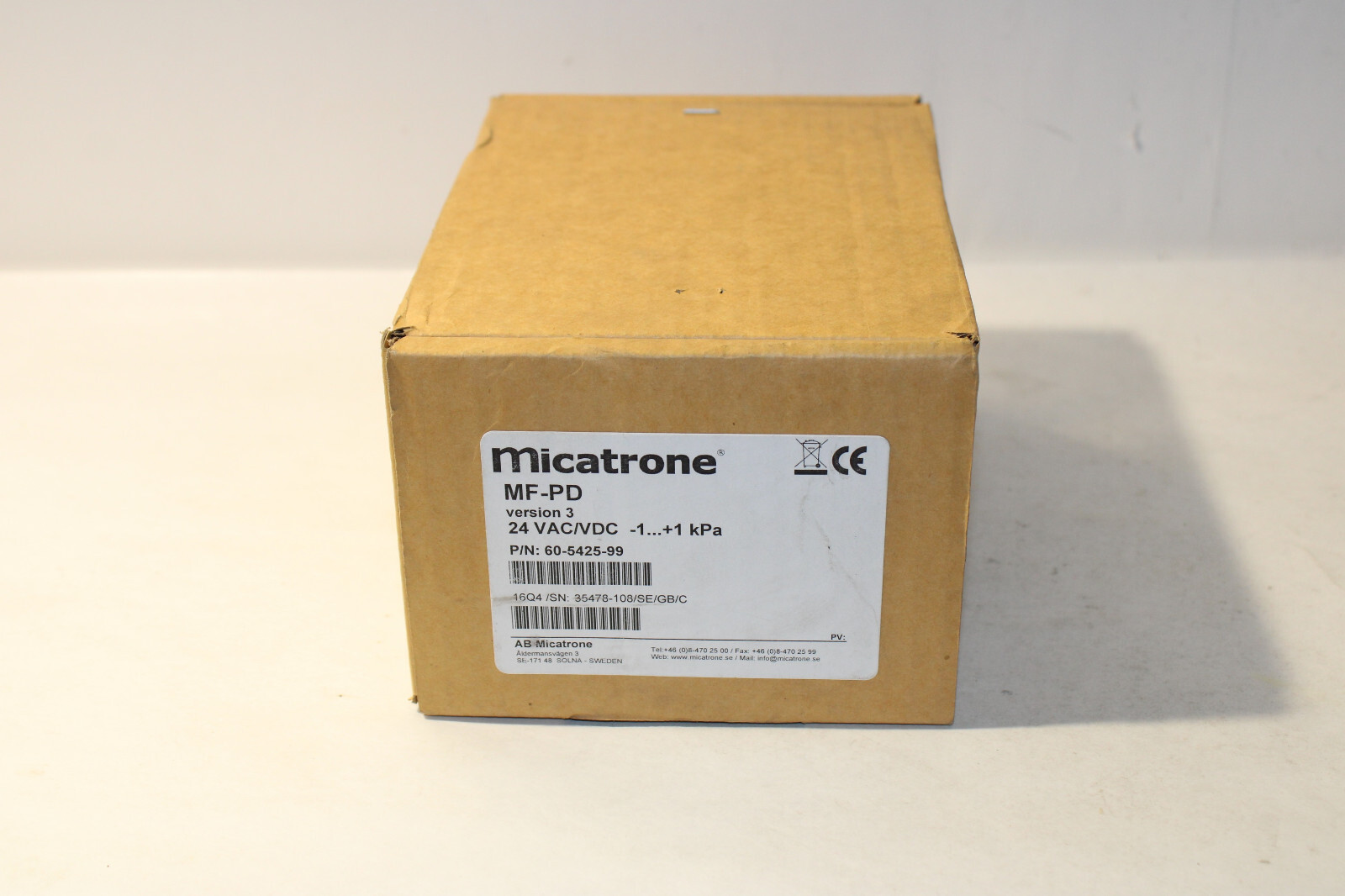 Micatrone MF-PD Pressure Transmitter +- 1 kPa NEW | eBay