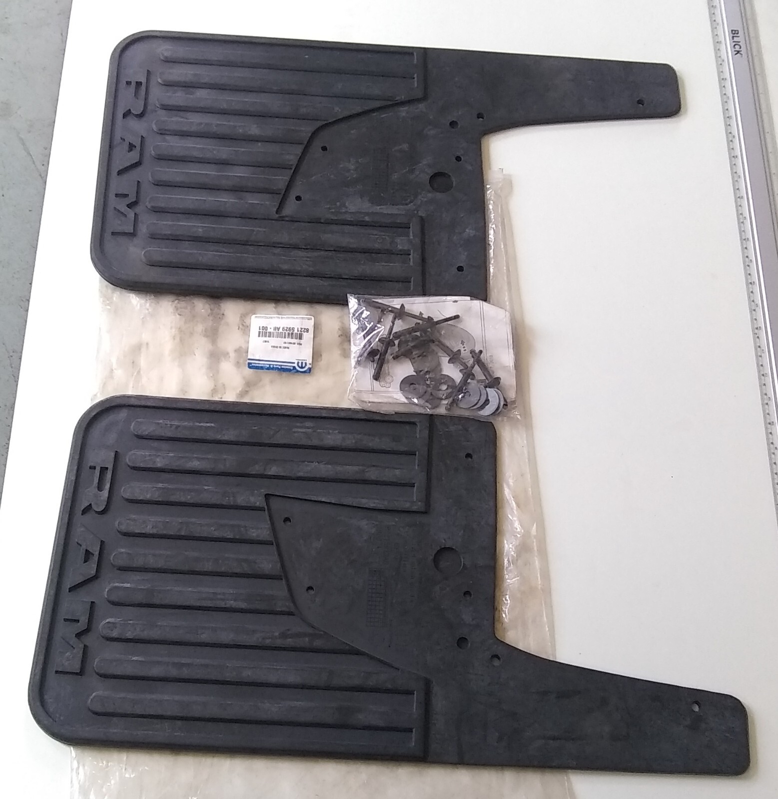 Genuine Mopar Splash Guards Rear With Flares 82215929AB for sale online ...