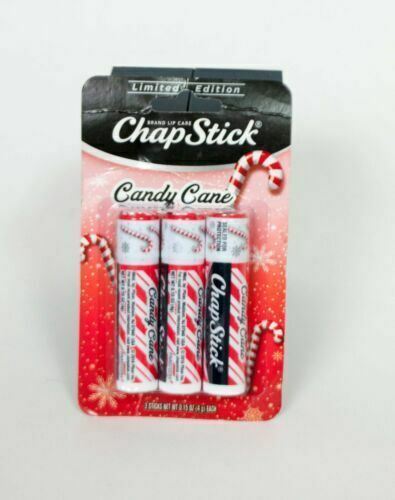 Chap Stick Limited Edition Moisturizer Original or Candy Cane 3 Pack ...