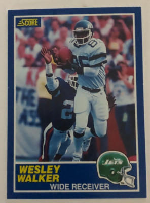 1989 Score #35 Wesley Walker, New York Jets | eBay