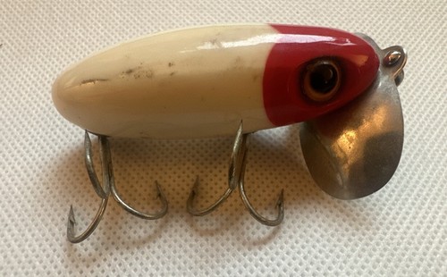 Vintage Fred Arbogast Jitterbug - Red & White - 2 1/2 inch body | eBay
