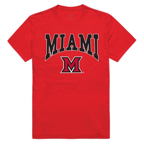 Miami University RedHawks NCAA Athletic Tee T-Shirt Red | eBay
