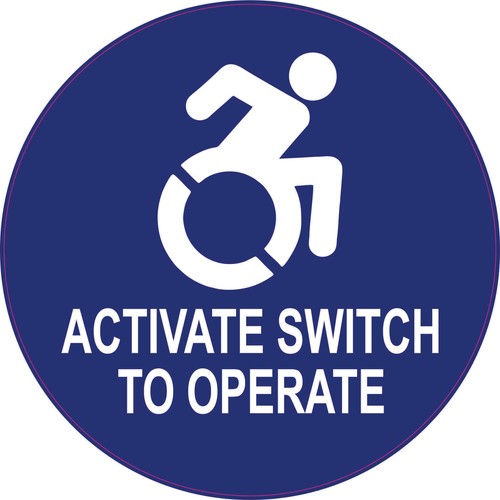 6in x 6in Dynamic Disability Activate Switch to Operate Vinyl St | eBay