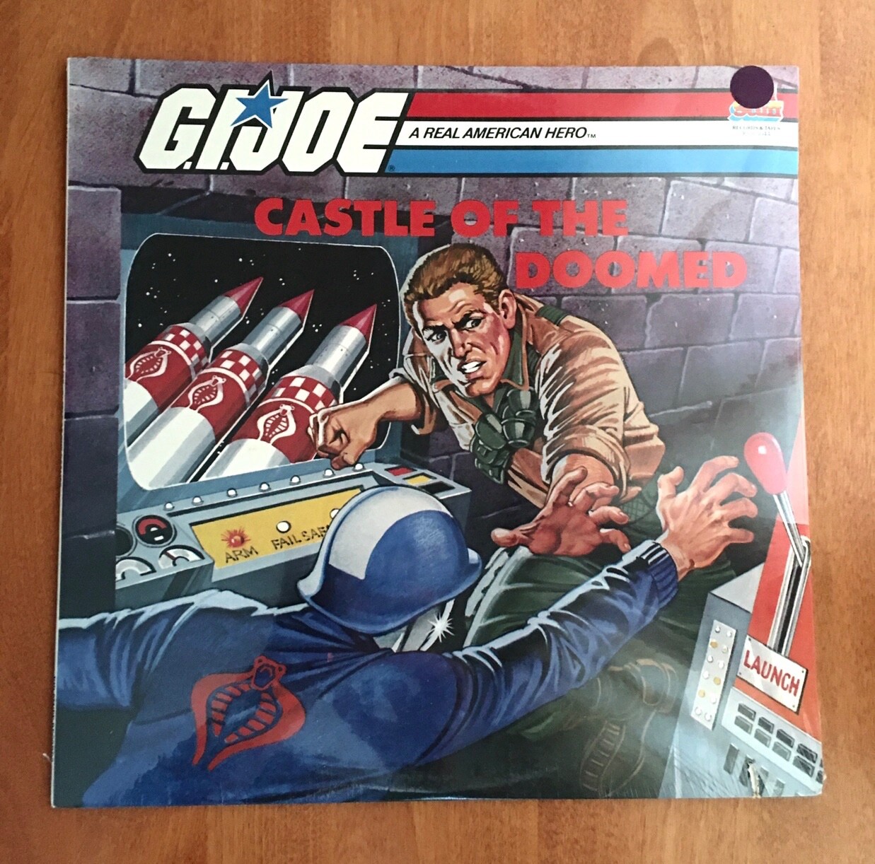 Hasbro G.I. JOE Castle of the Doomed 1983 Kid Stuff LP Record Vinyl NOS Sealed | eBay