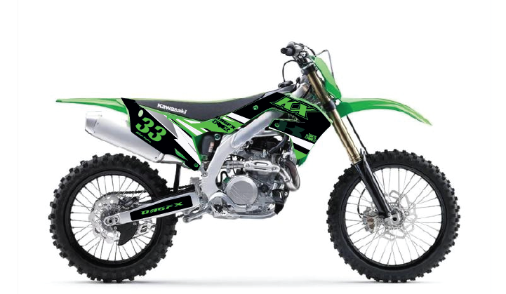 Kawasaki KX 450 (19-23) KX 250 (21-23) D33-1 Graphic Kit - Pro Edition ...