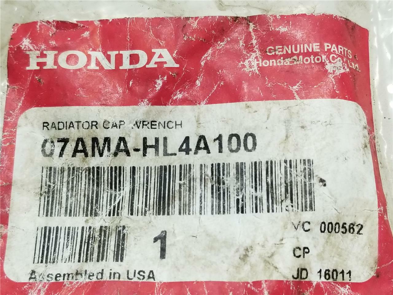 Honda SXS1000 Radiator Cap Wrench 07AMA-HL4A100 | eBay
