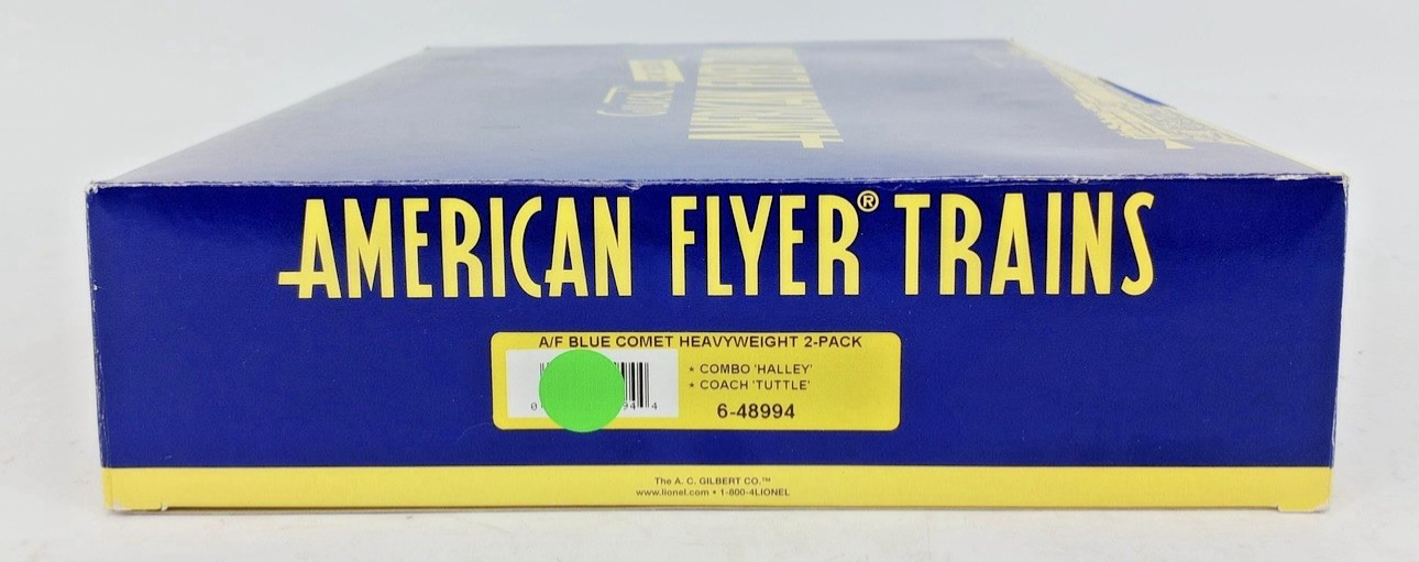 NEW IN BOX American Flyer 6-48994 S Scale Blue Comet Heavyweight Cars ...