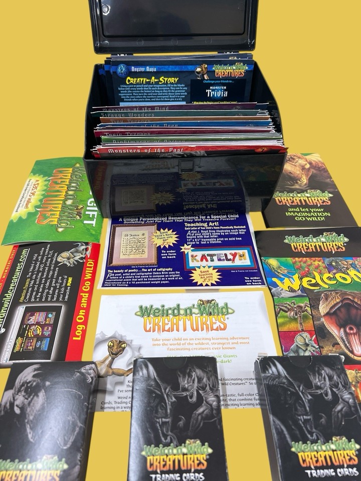 468+ WEIRD N WILD CREATURES CARDS 220+ TRADING CARDS & 248 BIG CARDS w ...