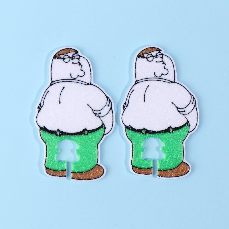 2Pcs Funny Bread Clip 3D Printed Snack Bag Sealing Clips Novelty ...