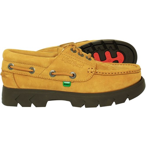 Kickers Lennon Boat Brown Mens Shoes | eBay UK