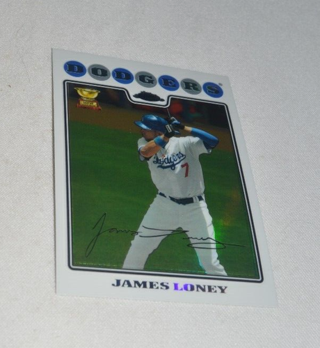 2008 TOPPS CHROME - JAMES LONEY FIRST BASE LOS ANGELES DODGERS # 74 ...