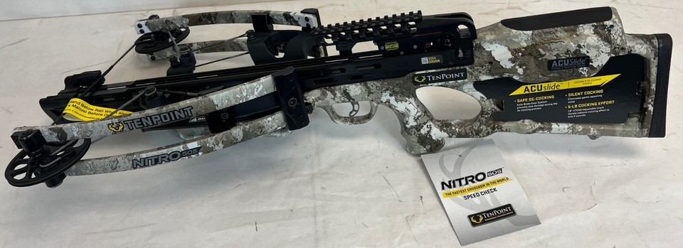 TENPOINT NITRO 505, ACUSLIDE, EVO-X ELITE CAMO SCOPE (VEIL ALPINE ...