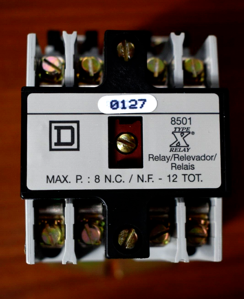 Square D 8501XO40V06 AC Control Relay 480V Coil | eBay