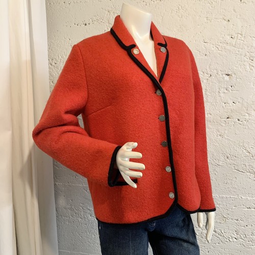 Giesswein Tyrol Austria Boiled Wool Jacket Cardigan Sweater Size 44 US ...