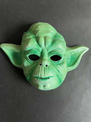 STAR WARS ORIGINAL VINTAGE YODA PLASTIC FACE MASK FROM 1980 | eBay ...
