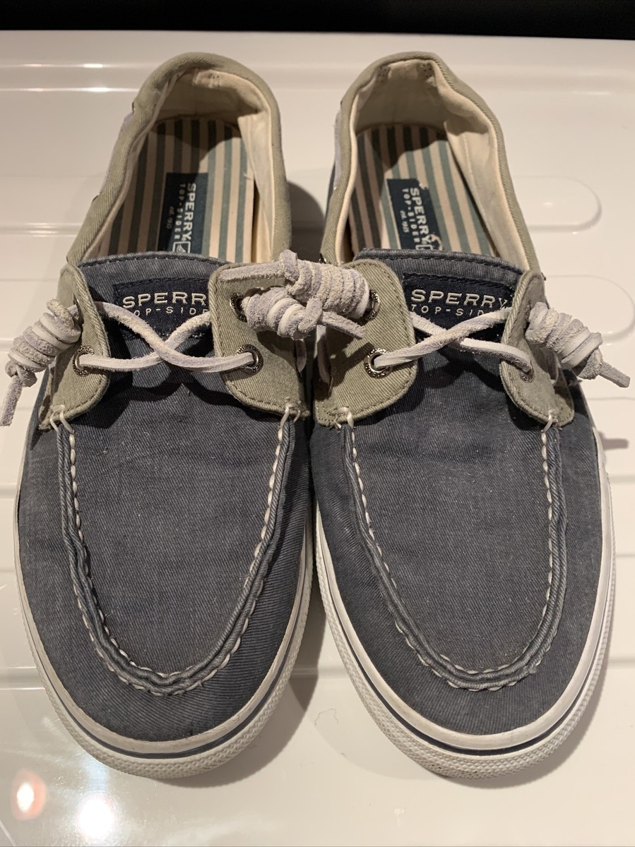 Top Sider Sperry Canvas Slip On Sperry Top-Sider Two Eye Slip On Boat ...