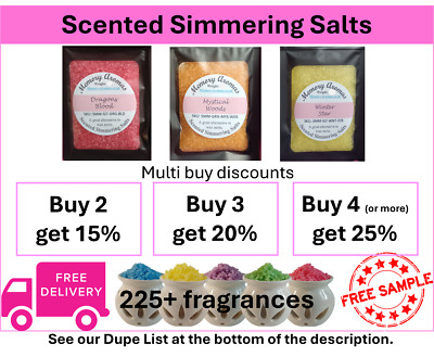 Highly Scented Sizzlers/Simmering Granules/Crystals/Salts for wax ...