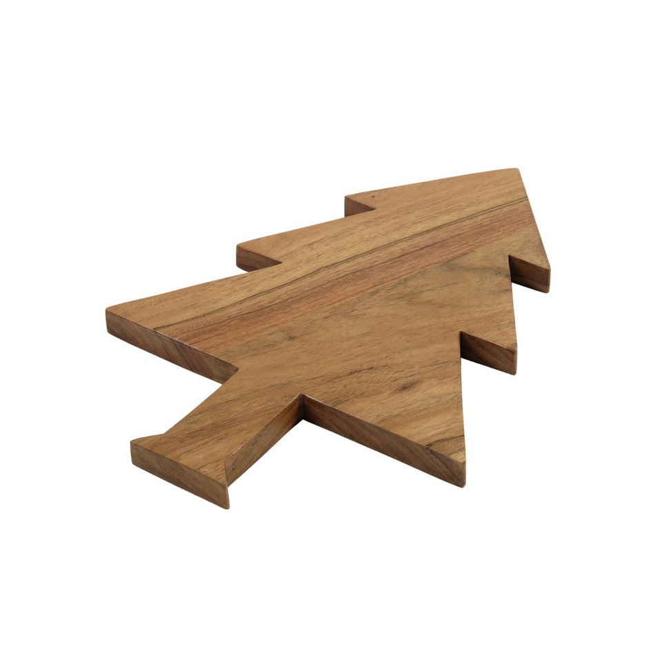 Oussum X-Mas Tree Chopping Board Reversible Wooden Cutting Board With ...