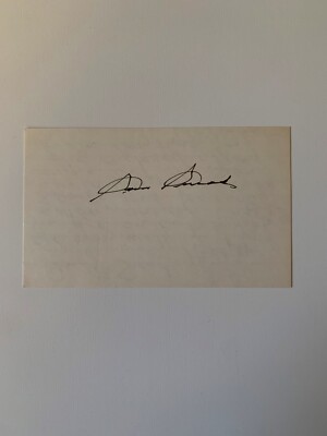 Sam Snead Golf Signed Autograph Index Card PSA DNA j2f1c | eBay