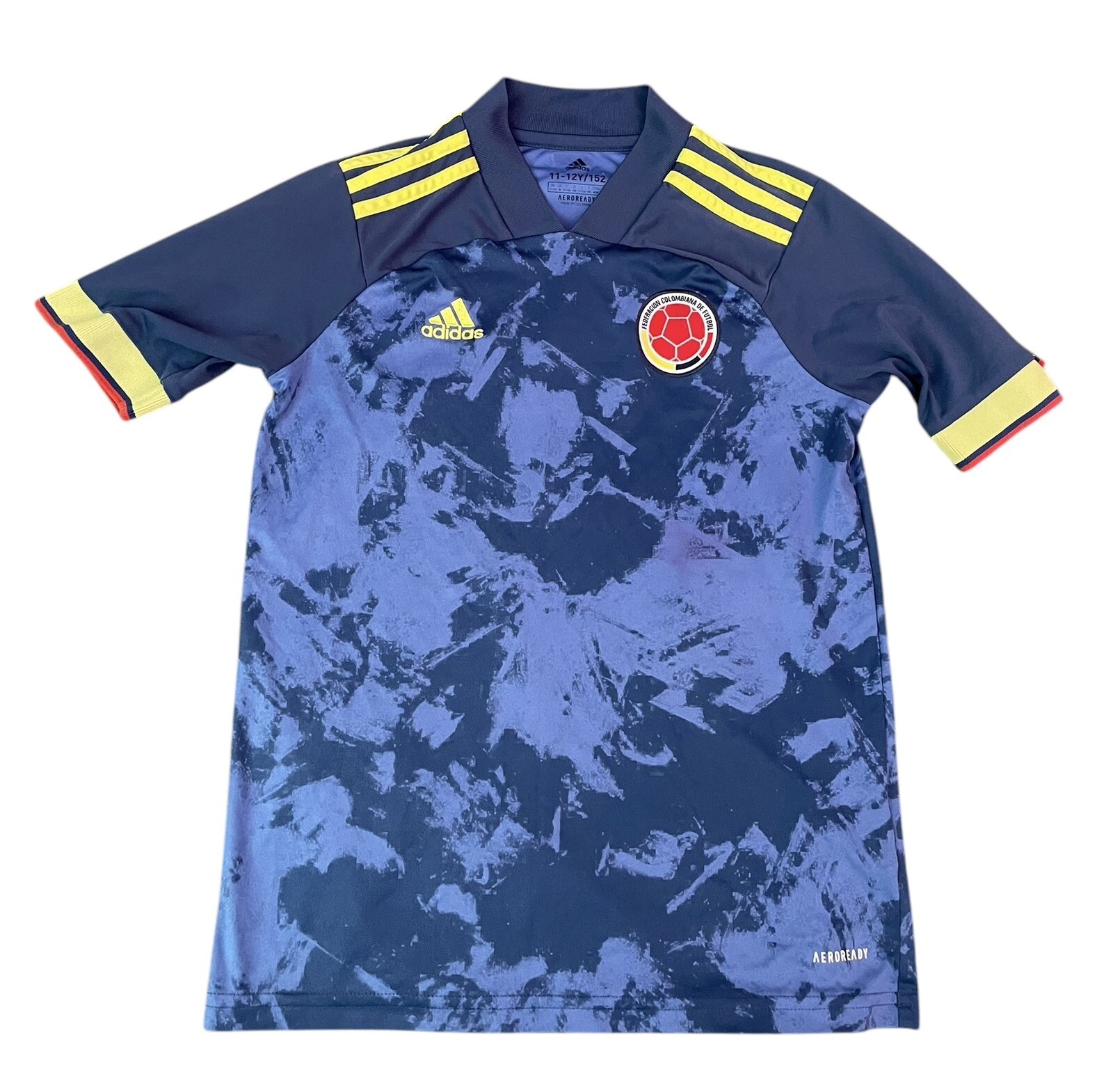 100% Authentic Adidas Colombia 2019 Soccer Jersey Size Youth Size ...