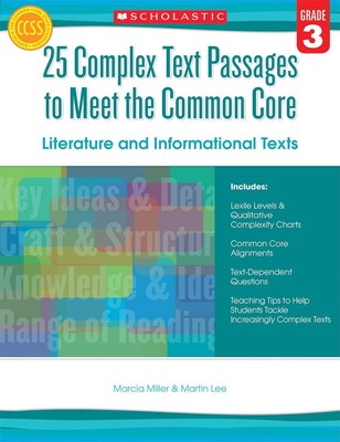 25 Complex Text Passages to Meet the Common Core: Literature and ...