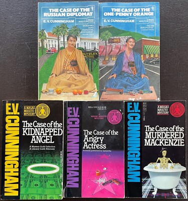 E.V. Cunningham Lot of 5 Masao Masuto Mystery novels. 1980s ppbks ...