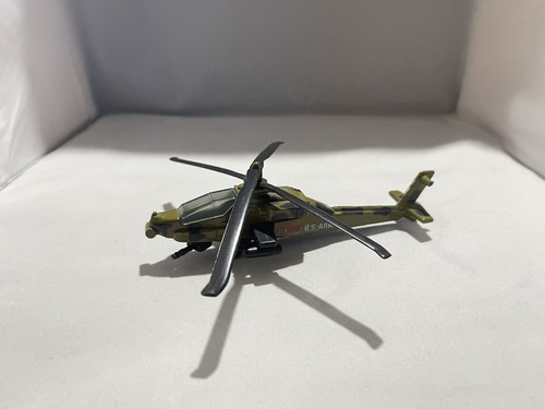 TOOTSIE TOY Diecast AH-64A APACHE Military Army Marines Helicopter 6 ...