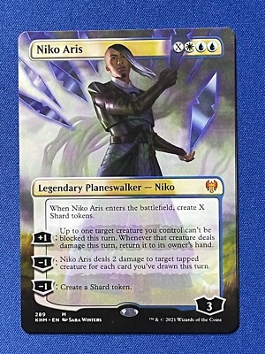 X1 Niko Aris - Extended Art - Borderless - Kaldheim - MTG - Magic | eBay