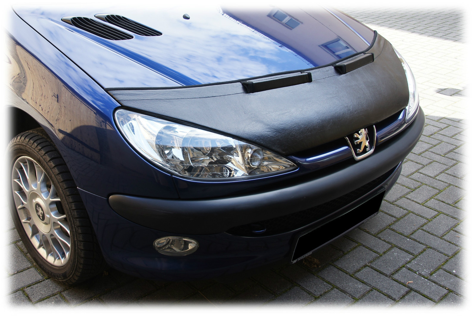 CAR HOOD BONNET BRA fit Peugeot 206 NOSE FRONT END MASK BRA DE CAPOT ...