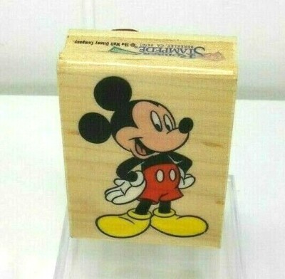 Disney Mickey Mouse Mickey Rubber Stampede Stamp 392-D art crafts ...