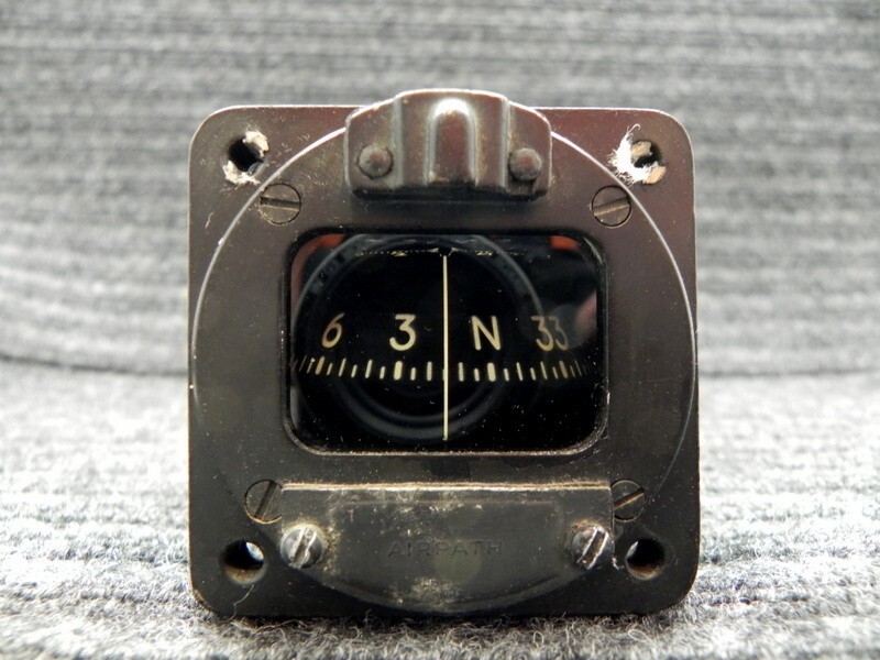 AIRPATH MAGNETIC COMPASS CB-2100 T4-A PILOTS STANDBY MS17983 MILITARY ...