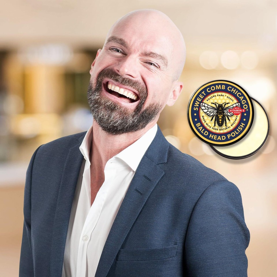 Bald Head Polish Mens Aftershave Polish for Men Waterproof Moisturizer ...