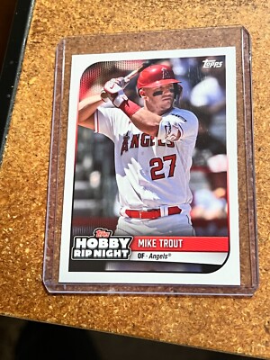 2024 Topps Baseball Hobby Rip Night # 11 Mike Trout | eBay