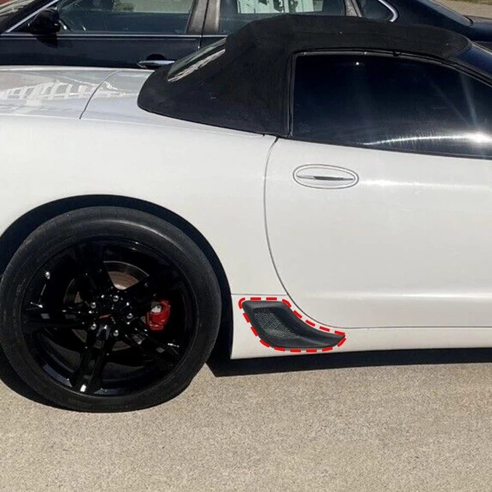 Rear Brake Duct Pair for 1997-2004 Chevy Chevrolet C5 Corvette Z06 ...