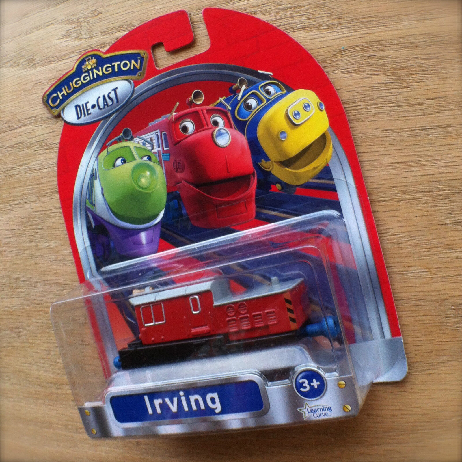 CHUGGINGTON Diecast IRVING train TOMY Learning Curve series red trash ...